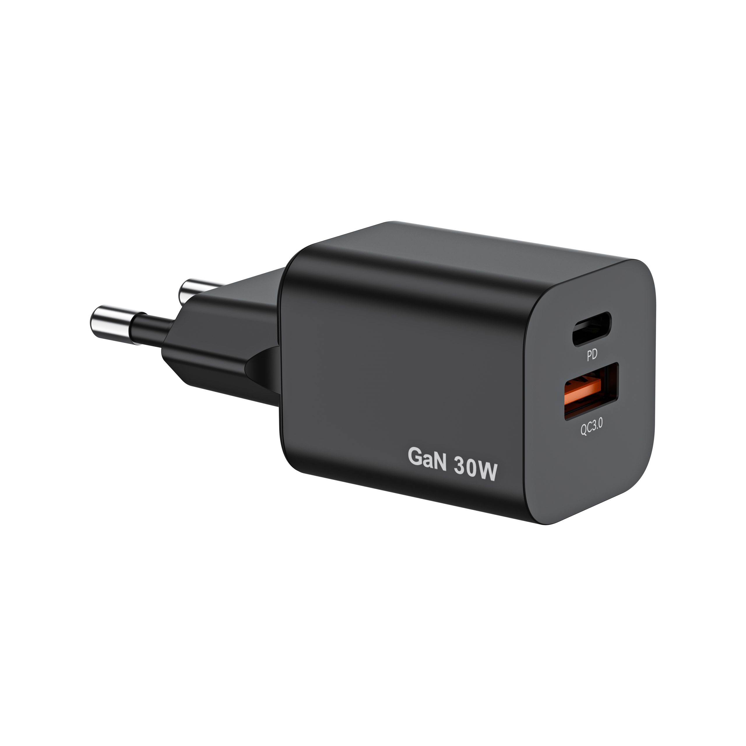 30W Mini GaN Charger with US EU UK Plug - sunnycharger.com